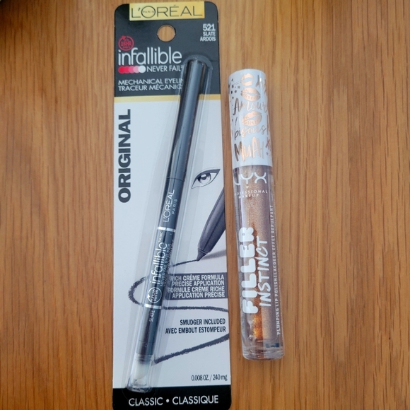 NYX & L'ORÉAL | Makeup | Loral Infallible Eyeliner And Nyx Filler ...